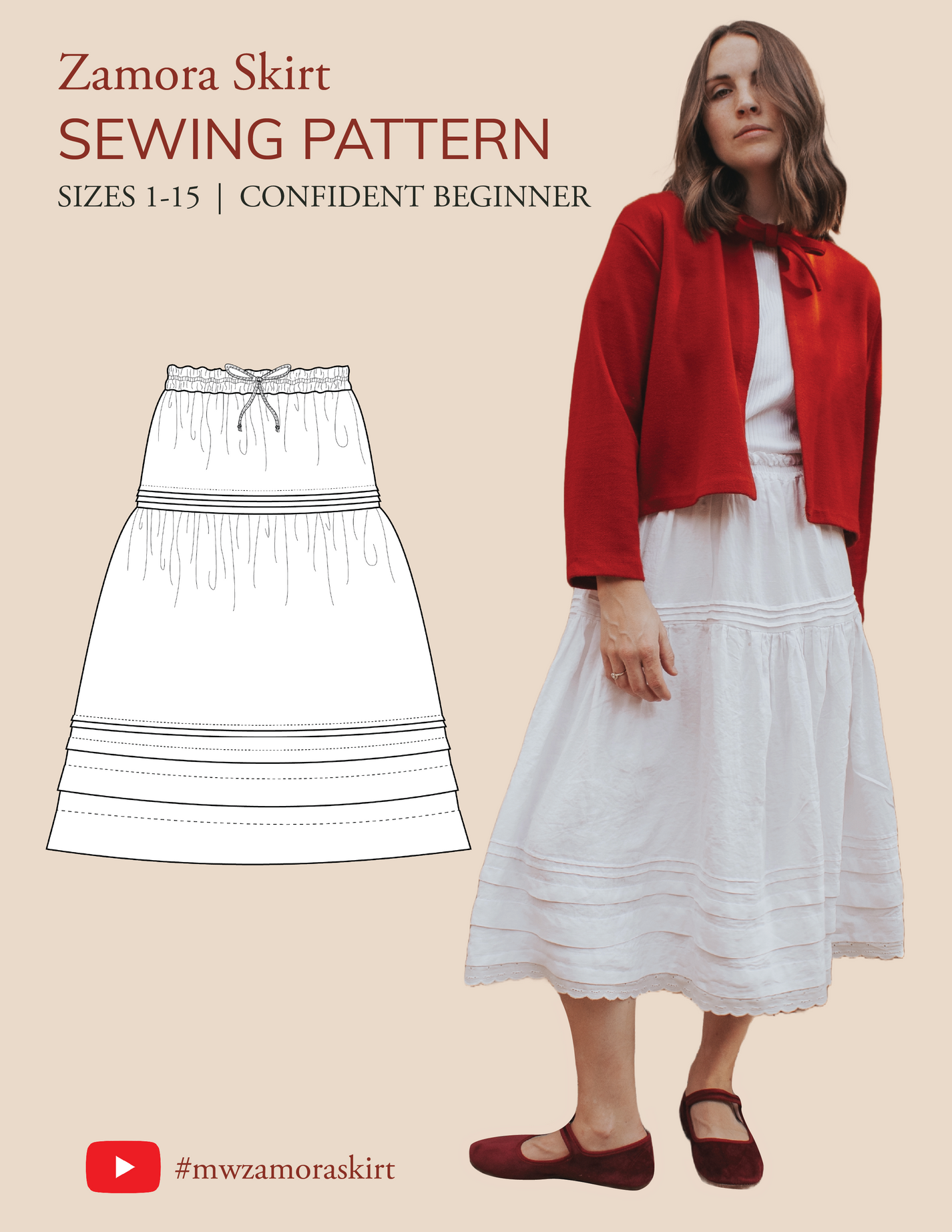 Zamora Skirt | PDF Sewing Pattern – Madswick